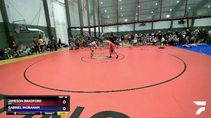 120 lbs Cons. Round 3 - Jameson Bradford, WA vs Gabriel Ingraham, CA