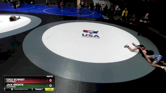 126 lbs Quarterfinal - Jack Bronte, California vs Cole Schmidt, California