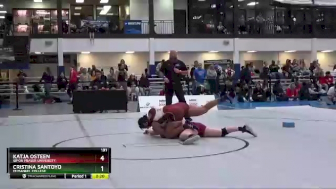 191 lbs 5th Place Match - Katja Osteen, Simon Fraser University vs ...