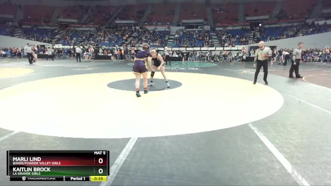 4A/3A/2A/1A Girls 155 Cons. Semi - Marli Lind, Baker/Powder Valley ...