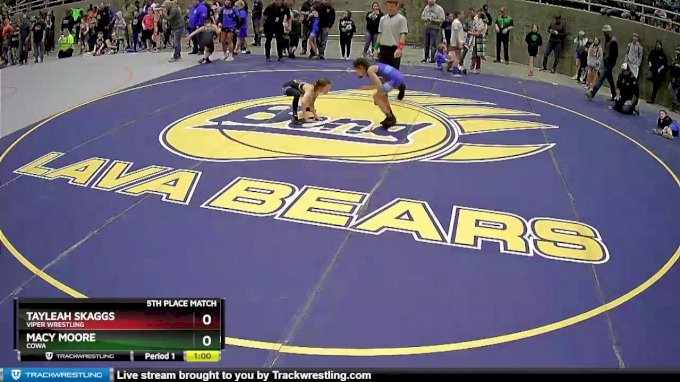 65 lbs 5th Place Match - Tayleah Skaggs, Viper Wrestling vs Macy Moore ...