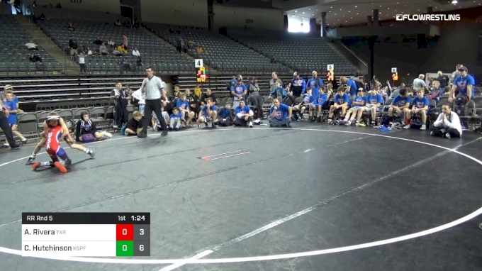 60 lbs Rr Rnd 5 - Aiden Rivera, Texas Red (E) vs Caeleb Hutchinson ...