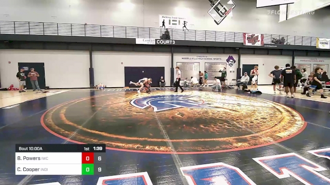 130 lbs Rr Rnd 4 - Blayne Powers, Intense Wrestling Club vs Caleb ...