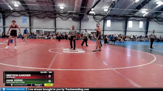 184 lbs Champ. Round 1 - Hank Gierke, Wisconsin-Eau Claire vs Greyson ...