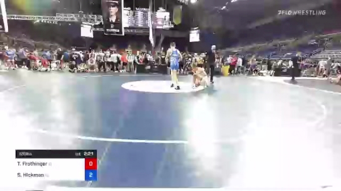 126 lbs Consi Of 16 #1 - Tanner Frothinger, Idaho vs Skyler Hickman ...