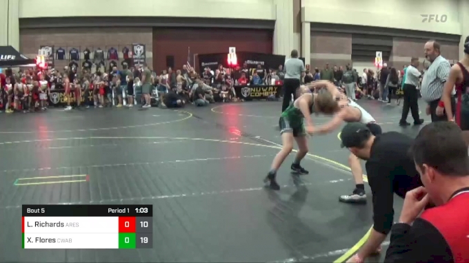96 lbs Round 2 (6 Team) - Xavier Flores, Contenders Wrestling Academy ...