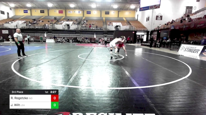 184 lbs 3rd Place - Roman Rogotzke, Indiana vs Jack Wilt, Lehigh