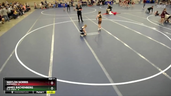 60 lbs Round 1 (4 Team) - Waylon Norris, Northfield vs James Bachenberg ...