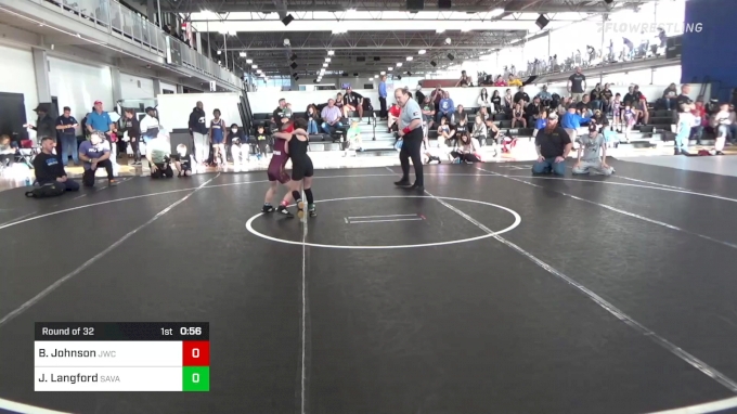 64 lbs Round Of 32 - Brantley Johnson, John Wayne Corcoran Wrestling ...