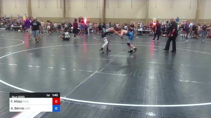 110 lbs Rr Rnd 2 - Franco Milea, Ponte Vedra High School vs Alex Beirne ...