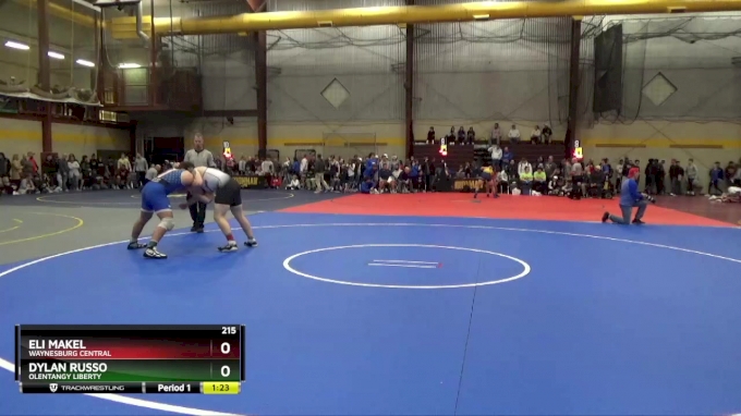 215 lbs Champ. Round 2 - Dylan Russo, Olentangy Liberty vs Eli Makel ...