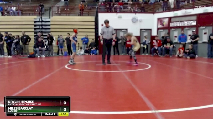 58-68 lbs Round 1 - Brylin Hipsher, Rhyno Academy Of Wrestling vs Miles ...
