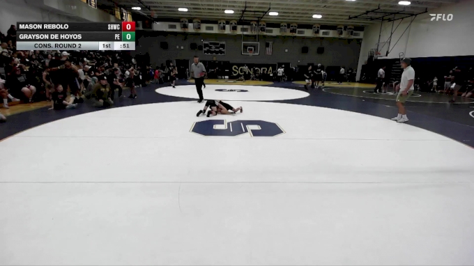 67 lbs Cons. Round 2 - Grayson De Hoyos, Poway Elite vs Mason Rebolo ...