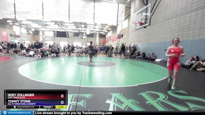 112 lbs Round 1 - Xoey Zollinger, East Idaho Elite vs Tommy Stone, All ...