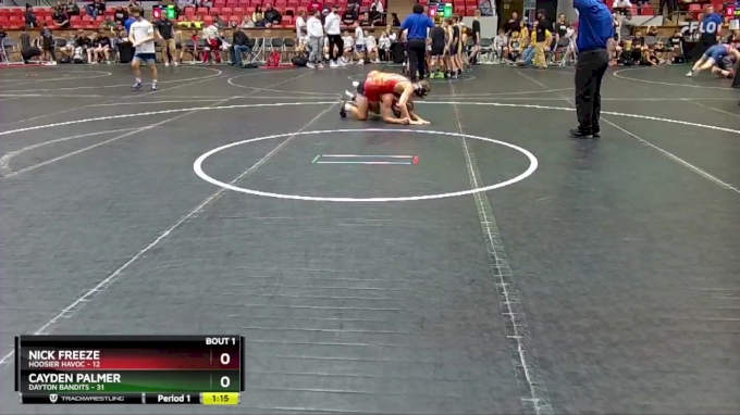 105 lbs Semis (4 Team) - Nick Freeze, Hoosier Havoc vs Cayden Palmer ...