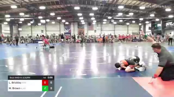 70 lbs Rr Rnd 3 - Logan Brickley, High Rollers vs Mason Brown, Alabama ...