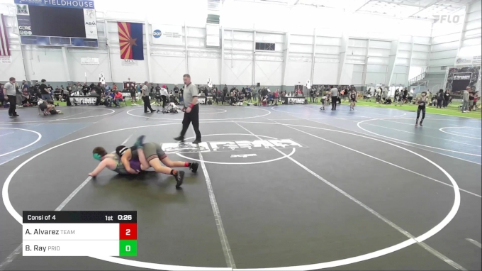 114 lbs Consi Of 4 - Adam Alvarez, Team Selma vs Bronson Ray, Pride ...