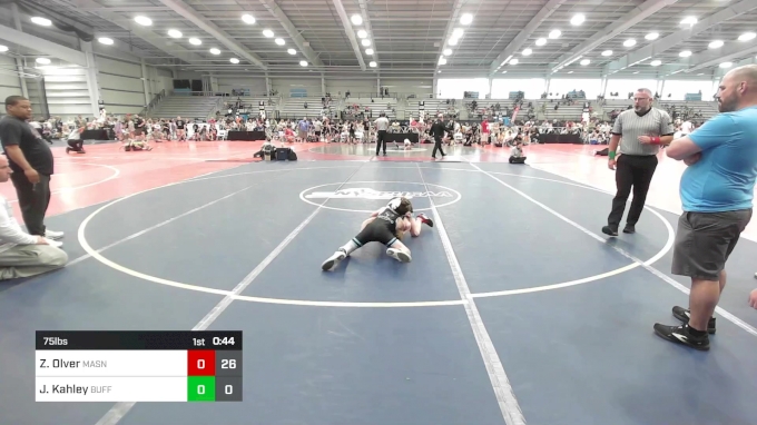 75 lbs Rr Rnd 1 - Zavier Olver, Mat Assassins White vs Jack Kahley ...