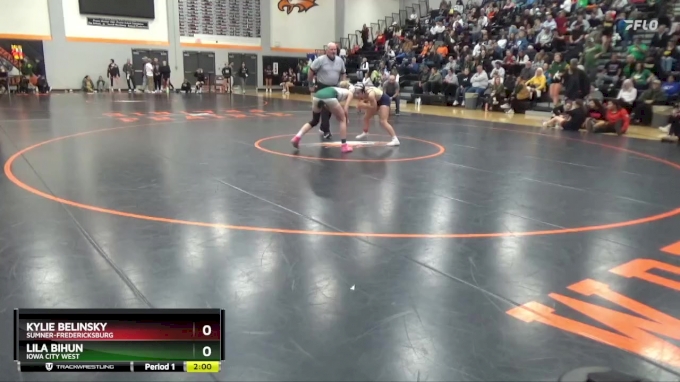 105 lbs Cons. Round 2 - Kylie Belinsky, Sumner-Fredericksburg vs Lila ...