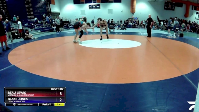 157 lbs Semifinal - Beau Lewis, Virginia Slaughterhouse vs Blake Jones ...