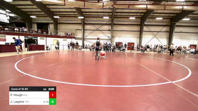 165 lbs Consi Of 16 #2 - Paul Hough, Bridgewater vs John Lagana, Trinity