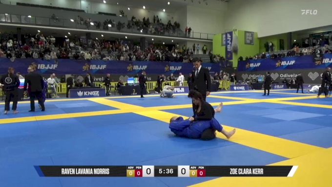 Zoe Clara Kerr vs Raven Lavania Norris 2025 European Jiu-Jitsu IBJJF ...
