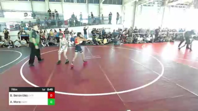 78 lbs Consi Of 4 - Brandon Benavides, Extreme Heat WC vs Adam Mora ...