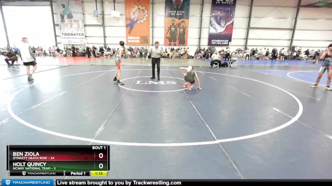 100 lbs Rd# 1 9:00am Friday - Ben Ziola, Dynasty Death Row vs Holt ...