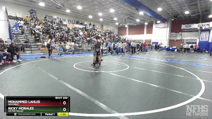 215 lbs Champ. Round 2 - Mohammed Lahlisi, Hillcrest vs Ricky Morales ...