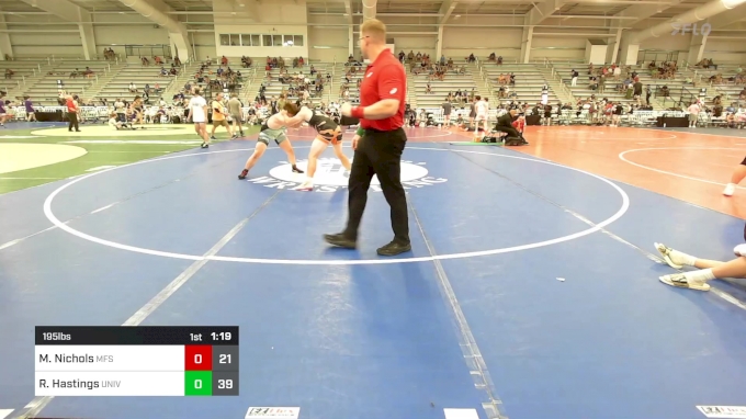 195 lbs Rr Rnd 3 - Michael Nichols, MF Savages vs Ryder Hastings ...