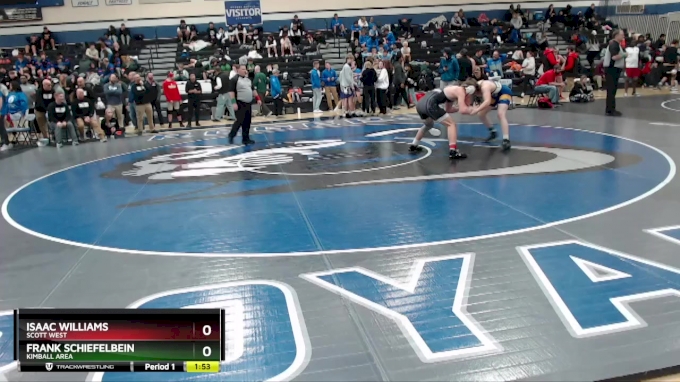 160 lbs Champ. Round 2 - Isaac Williams, Scott West vs Frank ...