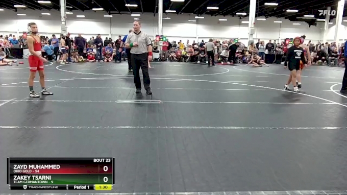 100 lbs Round 6 (8 Team) - Zayd Muhammed, Ohio Gold vs Zakey Tsarni ...