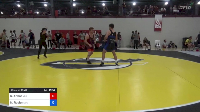 72 kg Consi Of 16 #2 - Reed Abbas, Viking Wrestling Club (IA) vs Noah ...