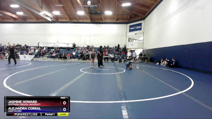 117 lbs 3rd Place Match - Jasmine Howard, Southern Oregon University vs ...