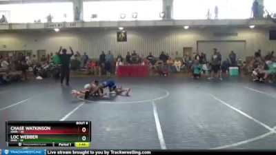 71 lbs Round 2 (8 Team) - Chase Watkinson, Iowa vs Loc Webber, Ohio