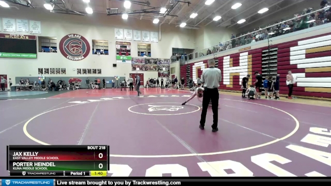 148 lbs Semifinal - Porter Heindel, Kuna Middle School vs Jax Kelly ...