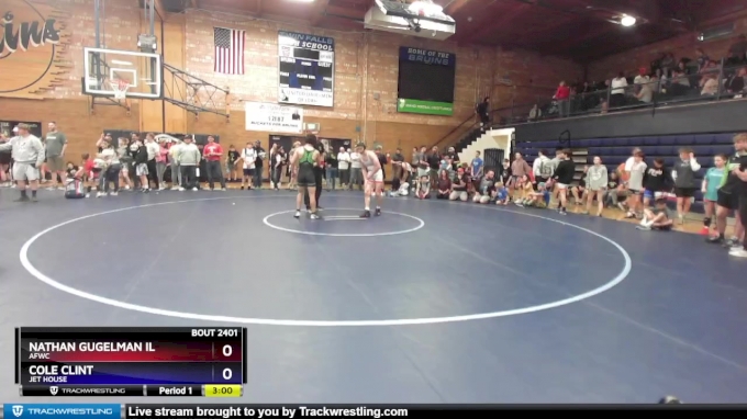 138 lbs Champ. Round 1 - Nathan Gugelman Il, AFWC vs Cole Clint, Jet House