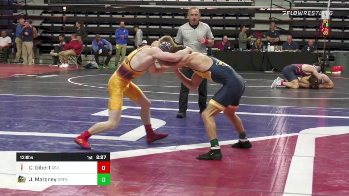 133 lbs Consi Of 16 #2 - Carter Dibert, Arizona State vs Jaxon Maroney ...