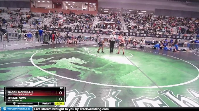 105 lbs Semifinal - Blake Daniell Ii, White River Hornets WC vs Josiah ...