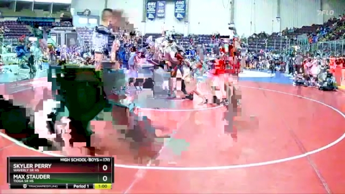 170 lbs Cons. Round 2 - Skyler Perry, Waverly Sr HS vs Max Stauder ...
