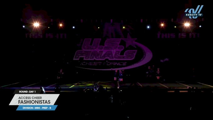 Access Cheer - Fashionistas [2023 L1.1 Mini - PREP - B Day 1] 2023 The ...
