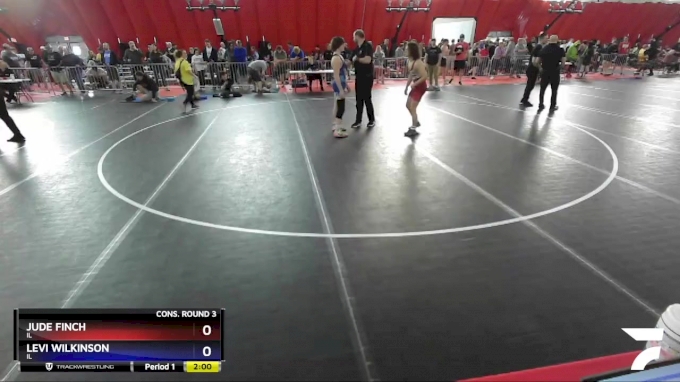 138 lbs Cons. Round 3 - Jude Finch, IL vs Levi Wilkinson, IL