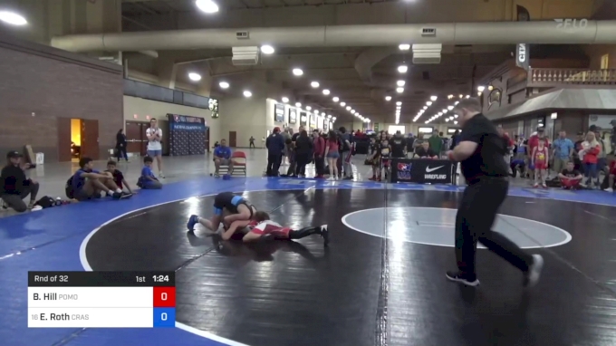 38 kg Rnd Of 32 - Brodie Hill, Pomona Elite (PWCC) vs Eldon Roth ...
