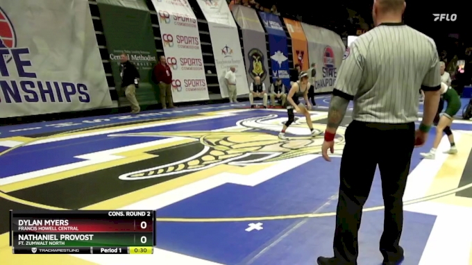 120 Class 4 lbs Cons. Round 2 - Nathaniel Provost, Ft. Zumwalt North vs ...