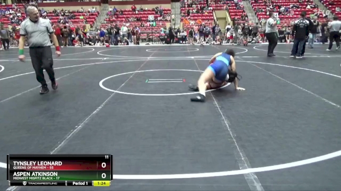 160 lbs Round 3 (6 Team) - Tynsley Leonard, Queens Of Mayhem vs Aspen ...