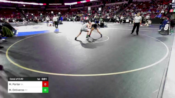 170 lbs Consi Of 8 #2 - Micah Porter, Gilroy (CC) vs Mason Ontiveros ...
