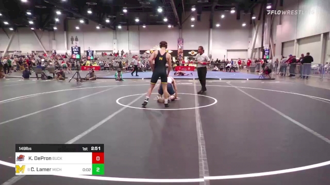 149 lbs Rd Of 16 - Kolby DePron, Bucknell vs Chance Lamer, Michigan