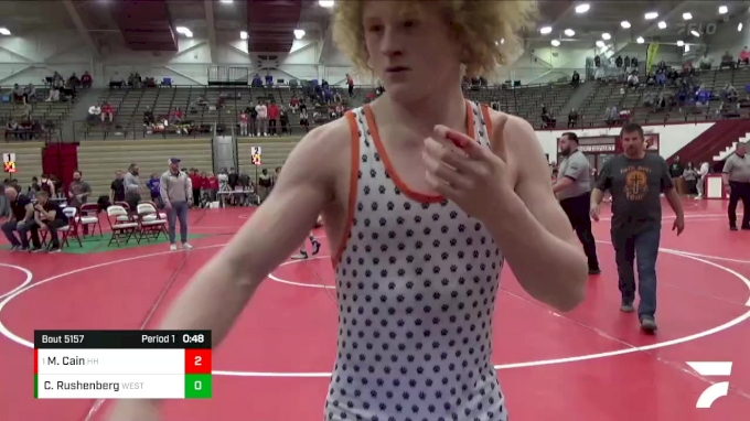 160 lbs Semifinal - Michael Cain, Hamilton Heights vs Charlie ...