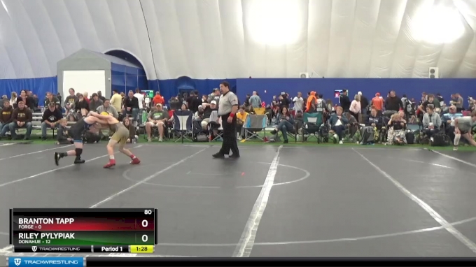 80 lbs Round 8 (10 Team) - Riley Pylypiak, Donahue vs Branton Tapp, Forge