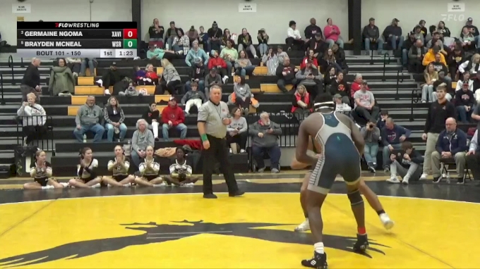 150 lbs Cons. Semi - Germaine Ngoma, Xavier, Cedar Rapids vs Brayden ...